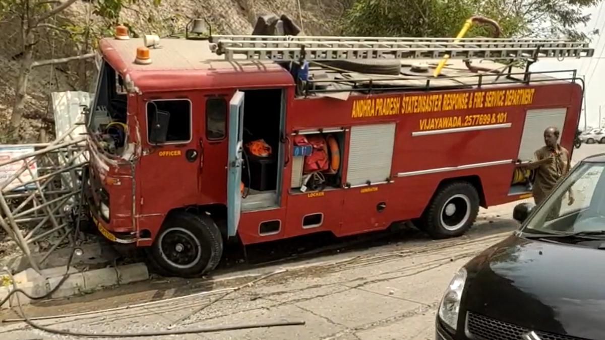 Chaos prevails as fire truck that reaches…
