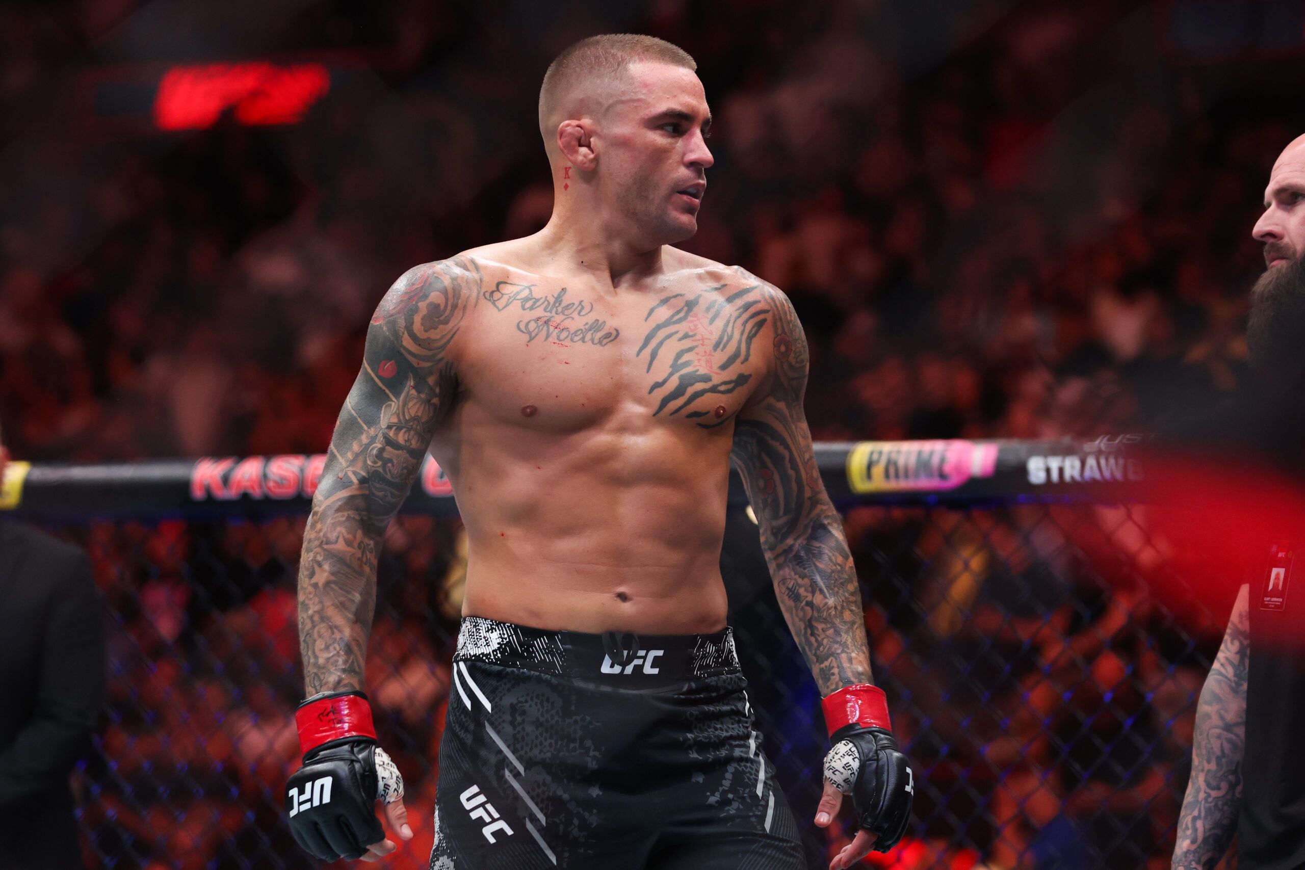 Dana White: Dustin Poirier’s knockout of Benoit Saint…