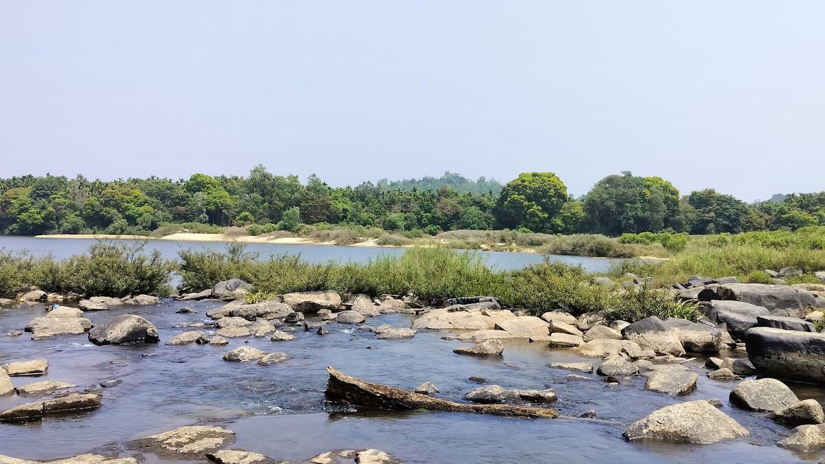 Residents of villages on banks of Tunga river in…