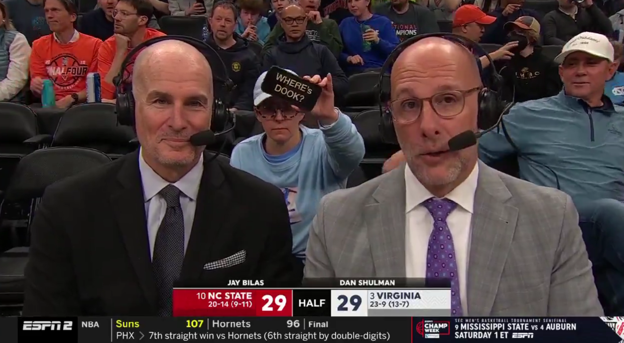 A North Carolina fan hilariously held up a ‘Where’s…