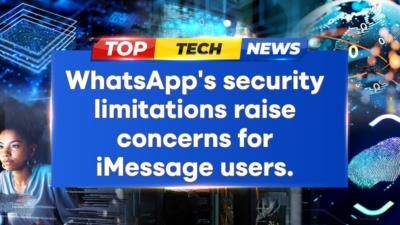 Imessage Security Concerns Highlighted Amidst Whatsapp…
