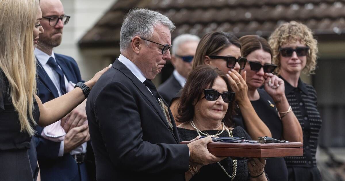 'Stand down soldier': emotional farewell to Lance…