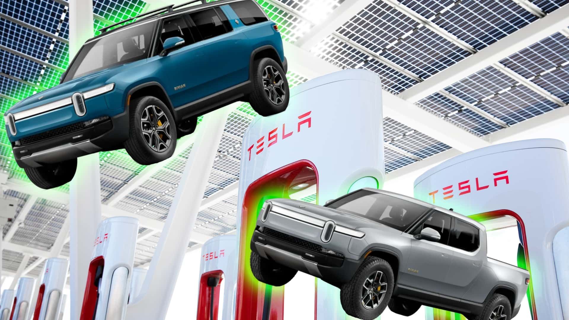 Rivian R1S And R1T Owners Can Now Charge At Tesla…