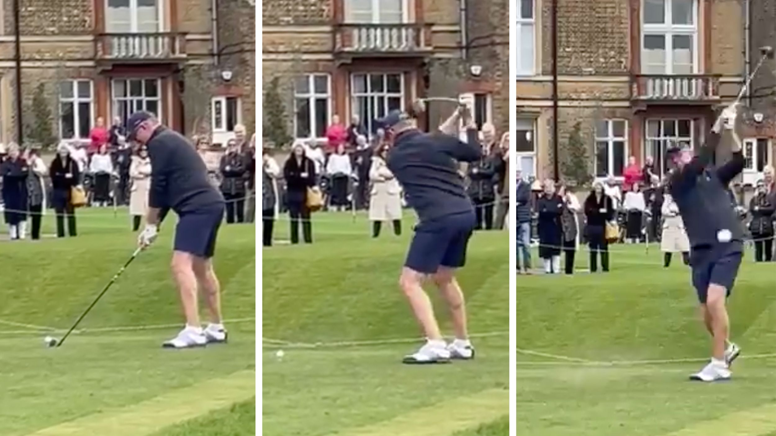 Viral Video Shows Scary Moment Golf Club Captain Hits…