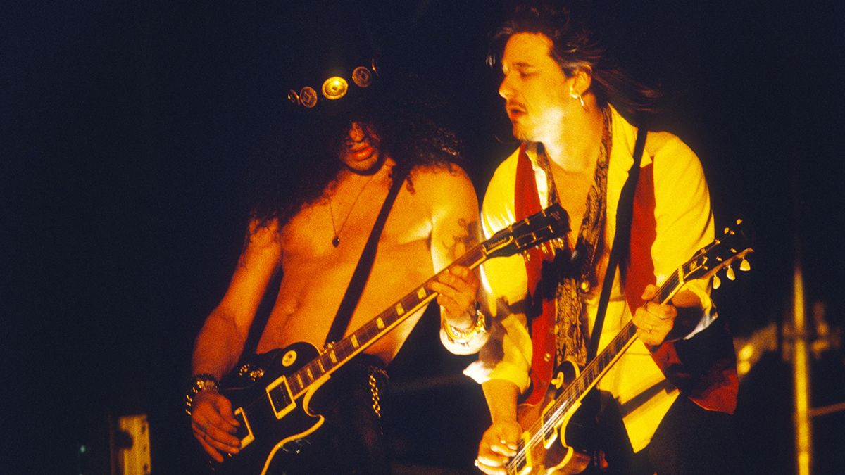“If you’ve ever seen Slash give that look to whoever…