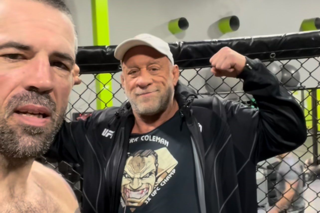 Video: UFC legend Mark Coleman returns to gym less…