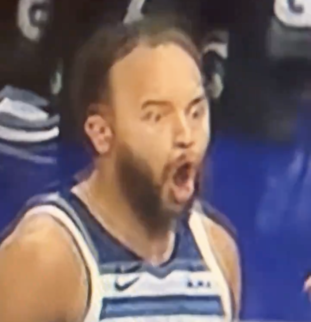 Kyle Anderson’s eyes almost popped out of his head…