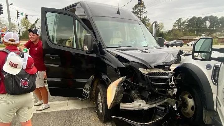 After South Carolina team van crash, Nathan Franks…