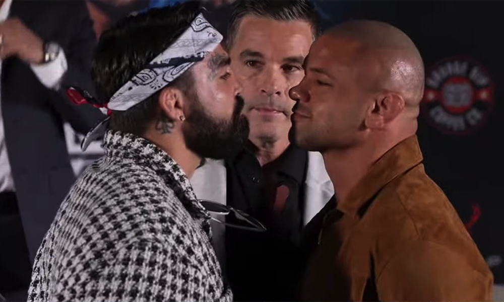 Video: Mike Perry vs. Thiago Alves first faceoff for…
