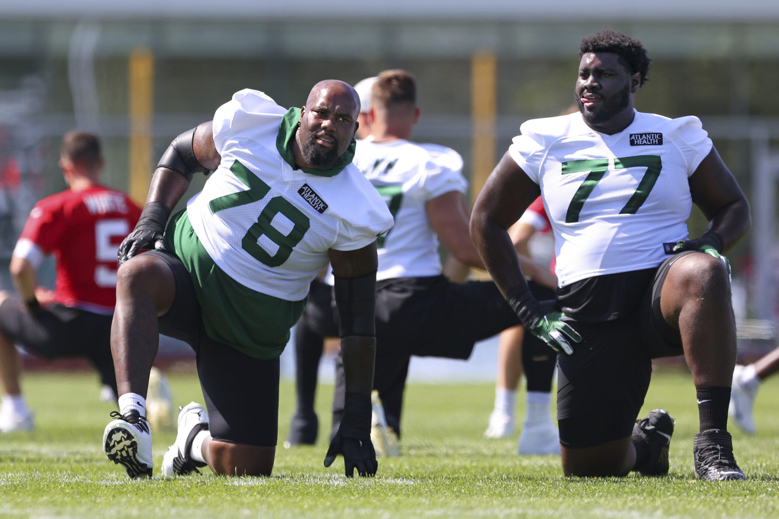 Morgan Moses says he played through torn pec in 2023