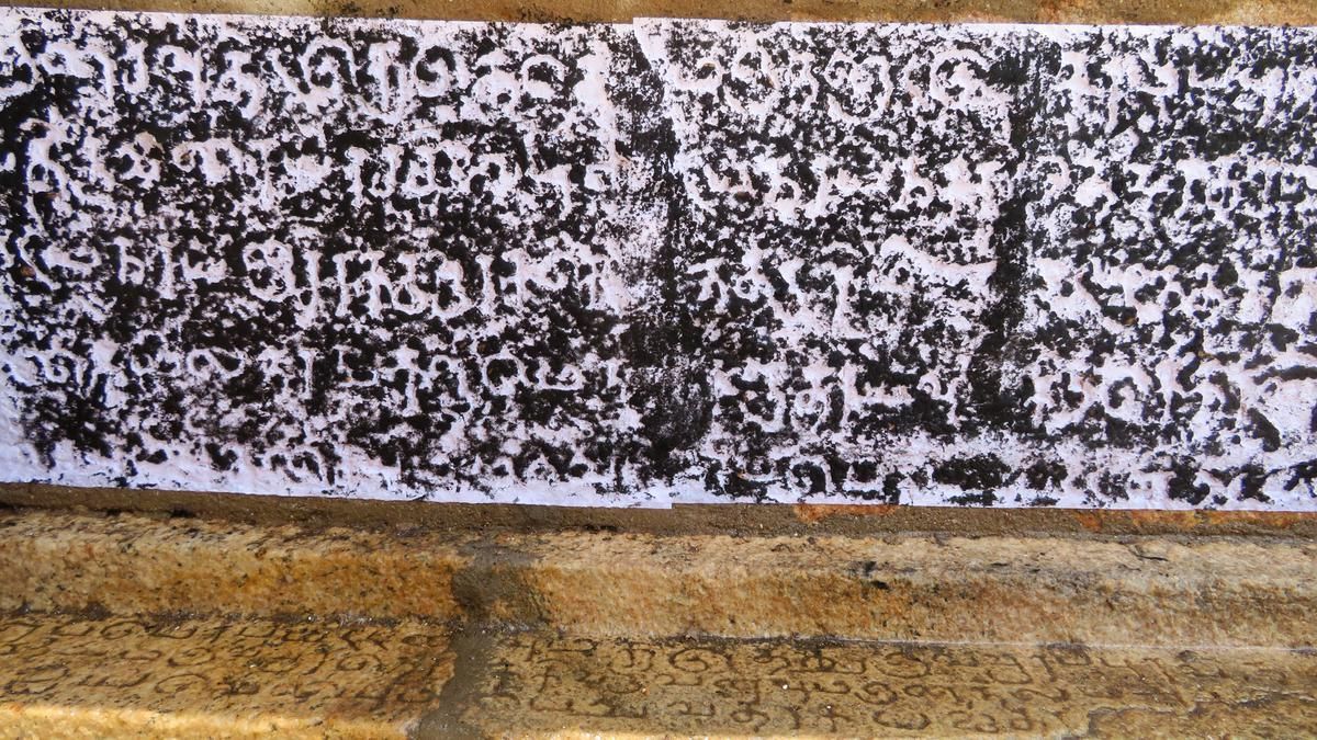 Chola-era inscriptions found at Rachandar Thirumalai…