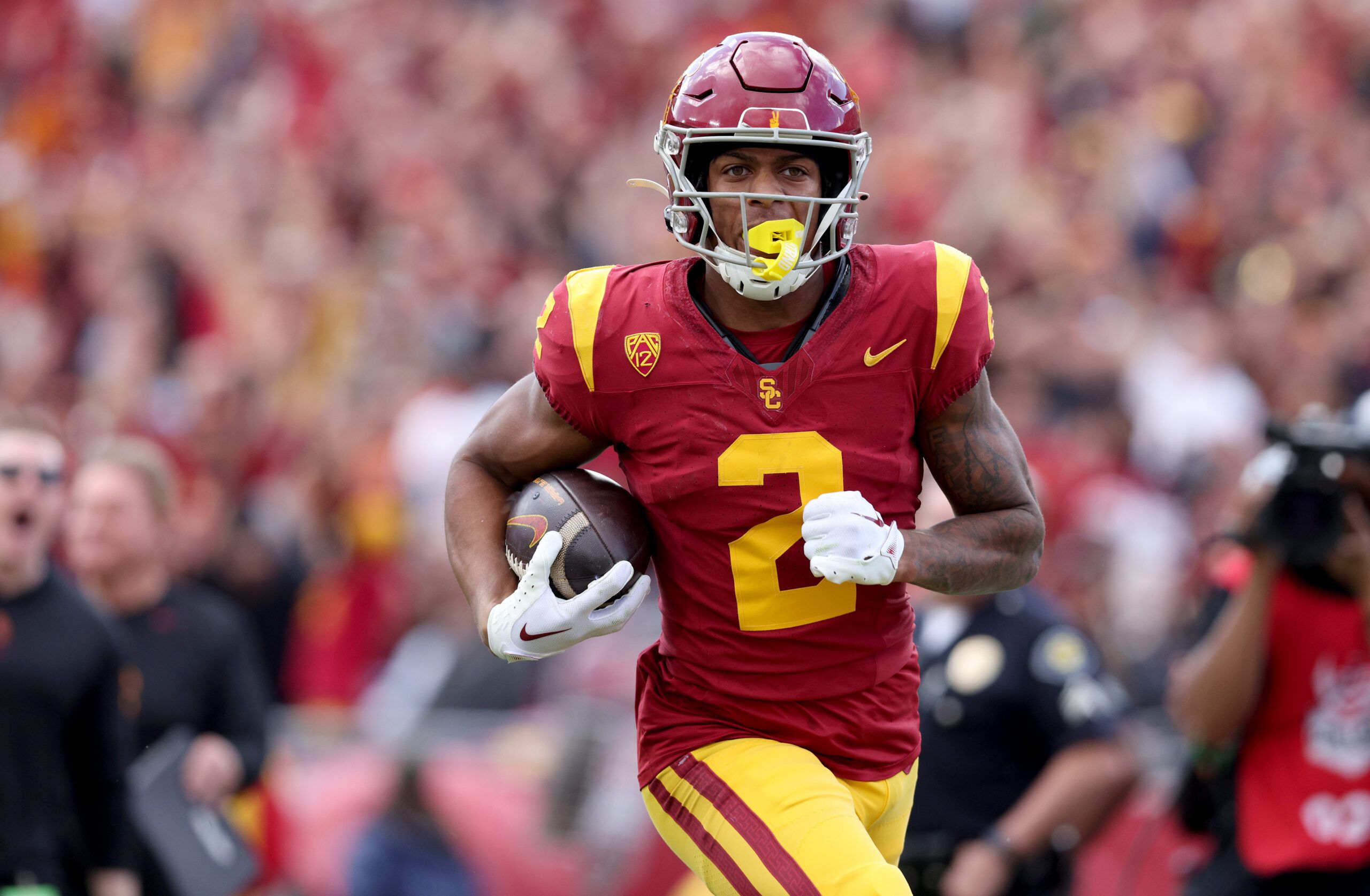 2024 NFL draft: Chargers hosted USC WR Brenden Rice on…