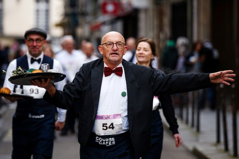 Paris Crowns Champion Waiters In One-of-a-kind 'Cafe…