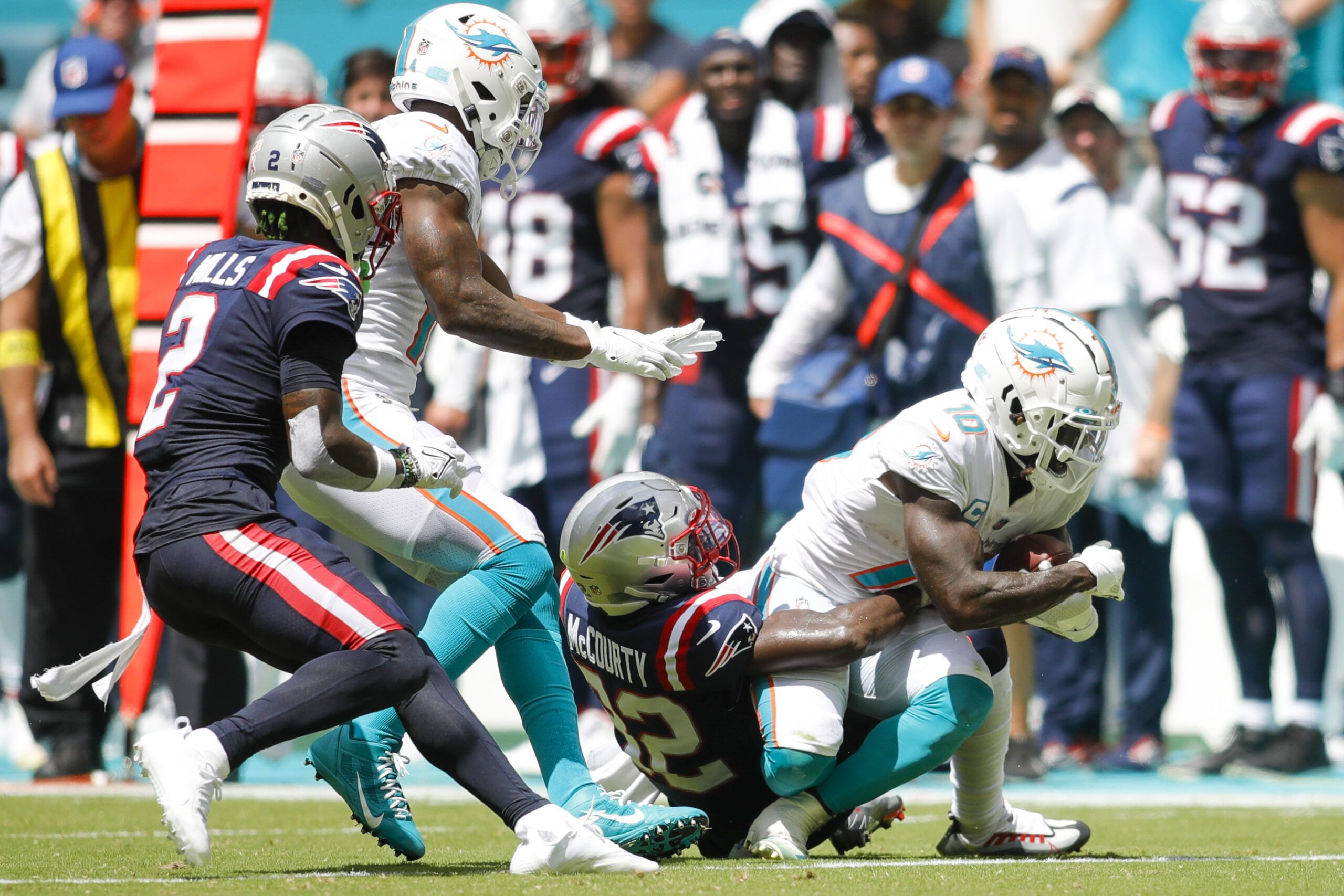 The NFL’s hip-drop tackle ban puts the league’s…