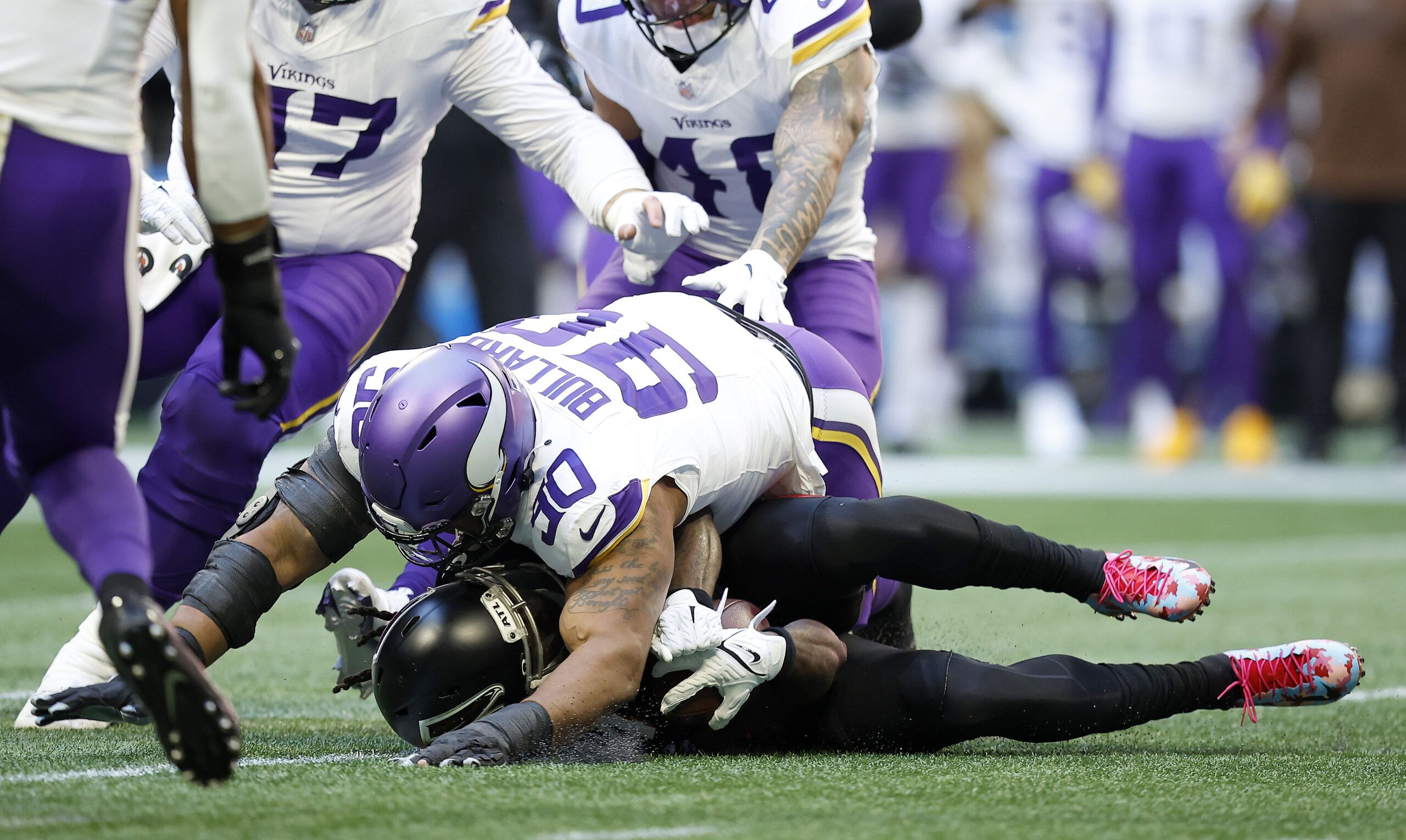 Minnesota Vikings defensive lineman Jonathan Bullard…