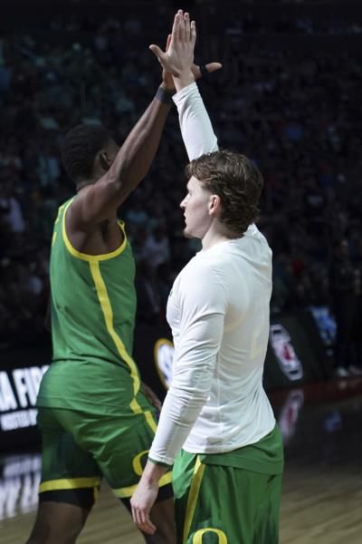Basketball Players Serve As Team Hype Men