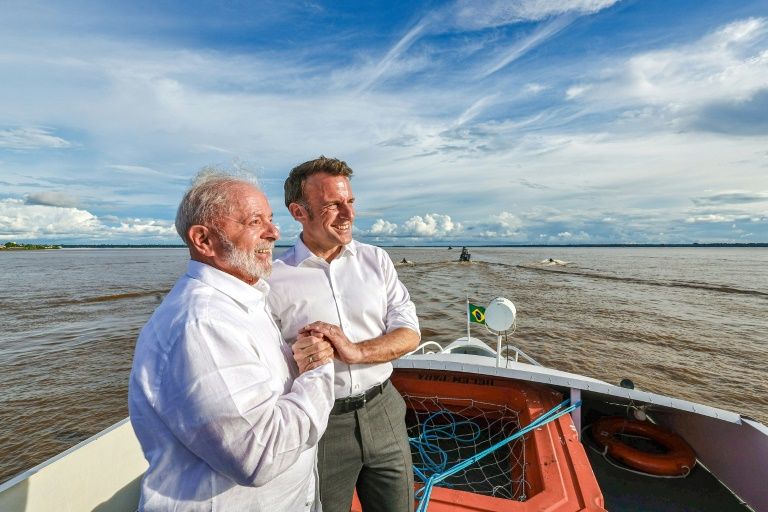 Macron And Lulas Bromance Sets Social Media Fans