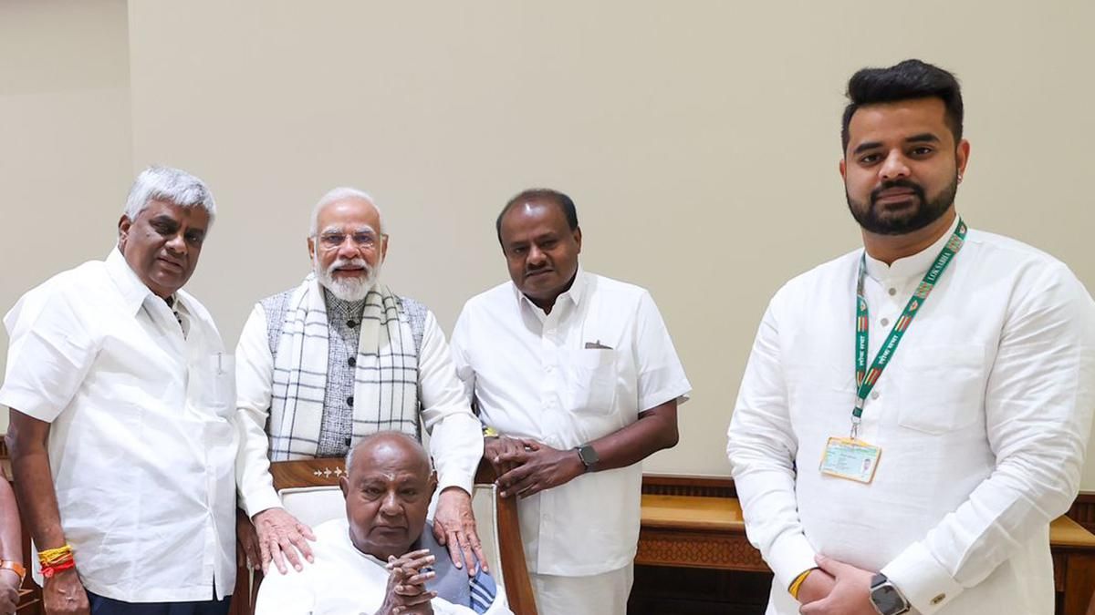 Hassan JD(S) candidate Prajwal Revanna has pistol and…