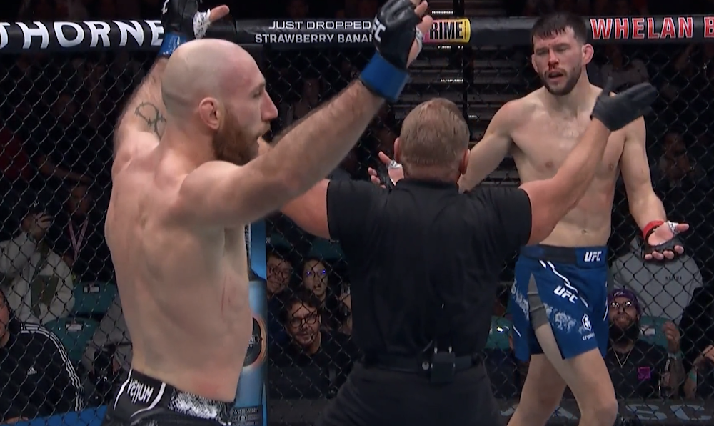 UFC on ESPN 54 video: Kyle Nelson swarms for standing…