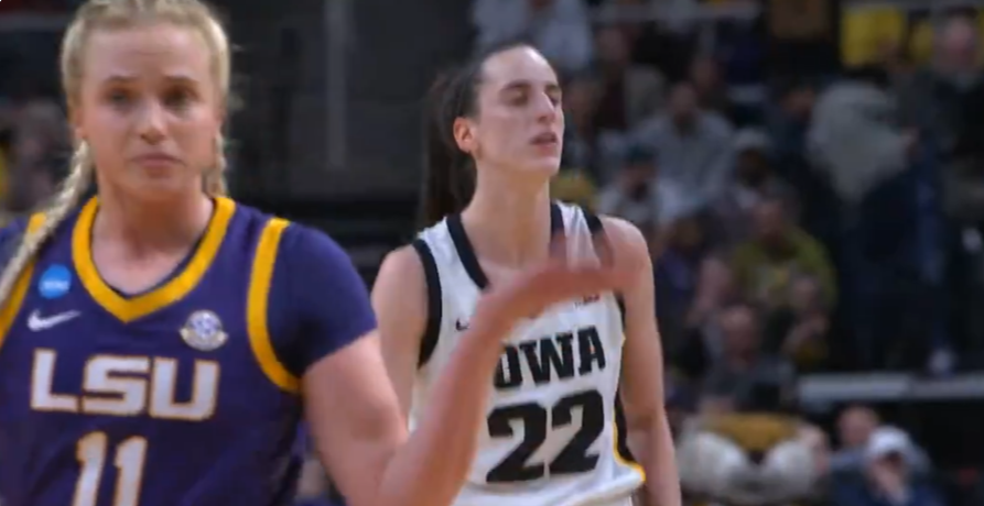 Hailey Van Lith and Angel Reese could only shrug off…