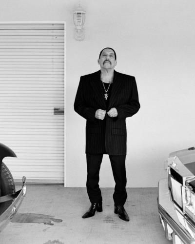 Danny Trejo Showcasing Iconic Style In Black Ensemble