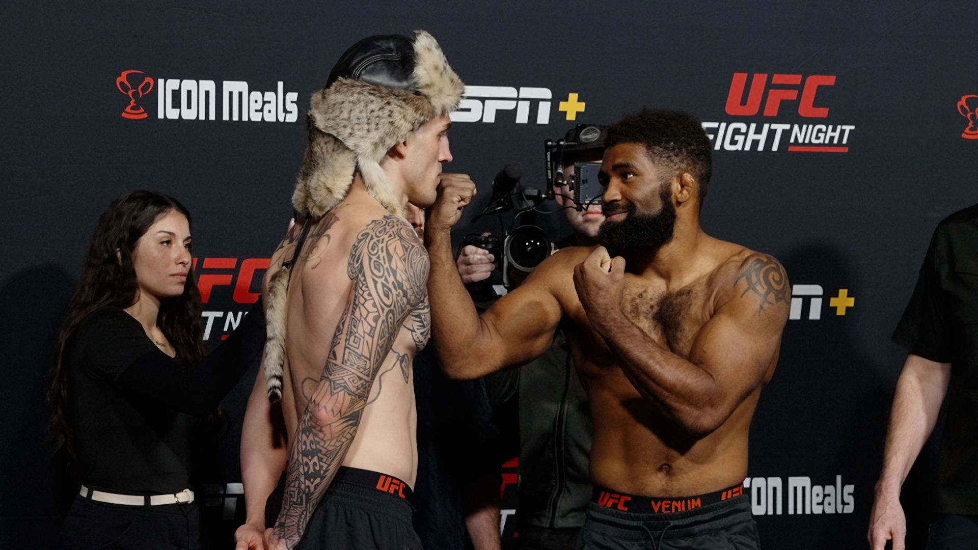 UFC Fight Night 240 weigh-in faceoff highlights video,…