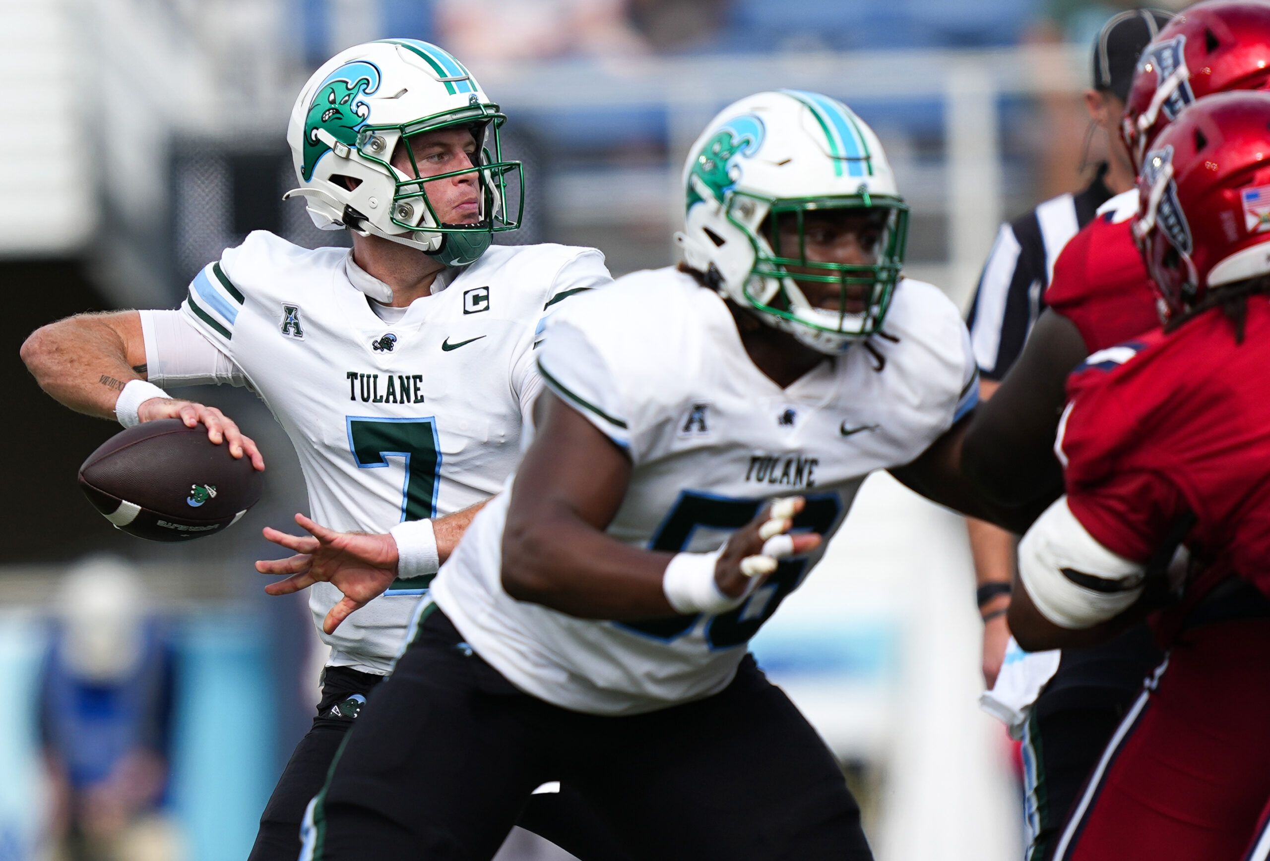Tulane quarterback Michael Pratt visits Browns as 2024…
