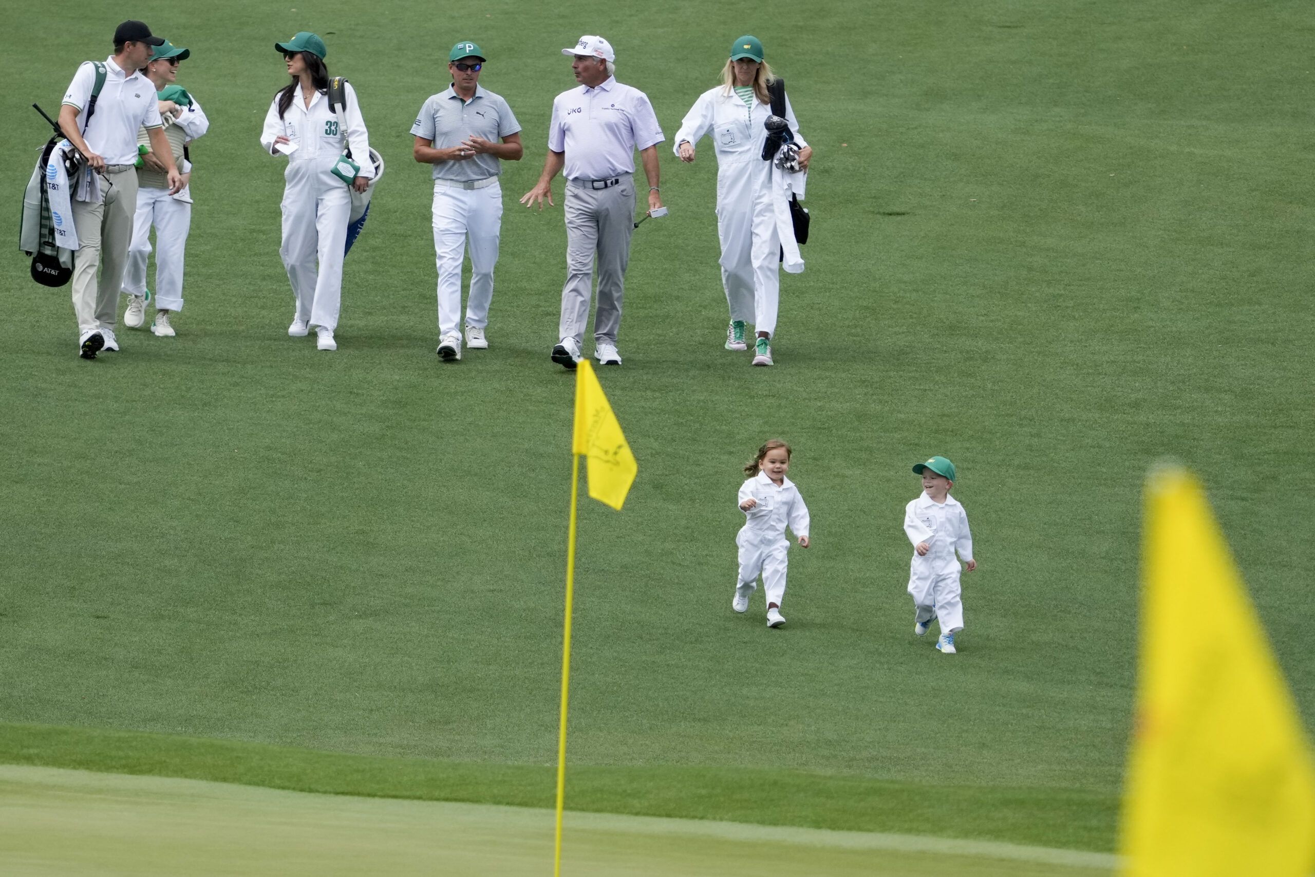 Photos: All the cute kids at the Masters 2024 Par 3…
