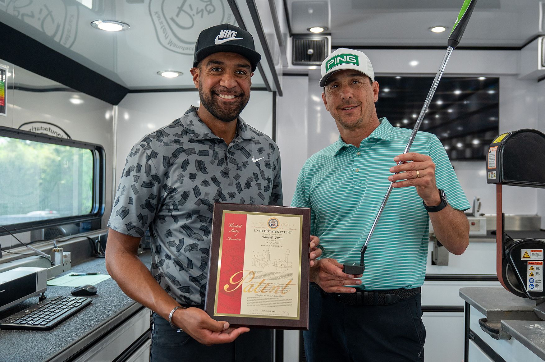 Masters: Tony Finau awarded a patent for a Ping…