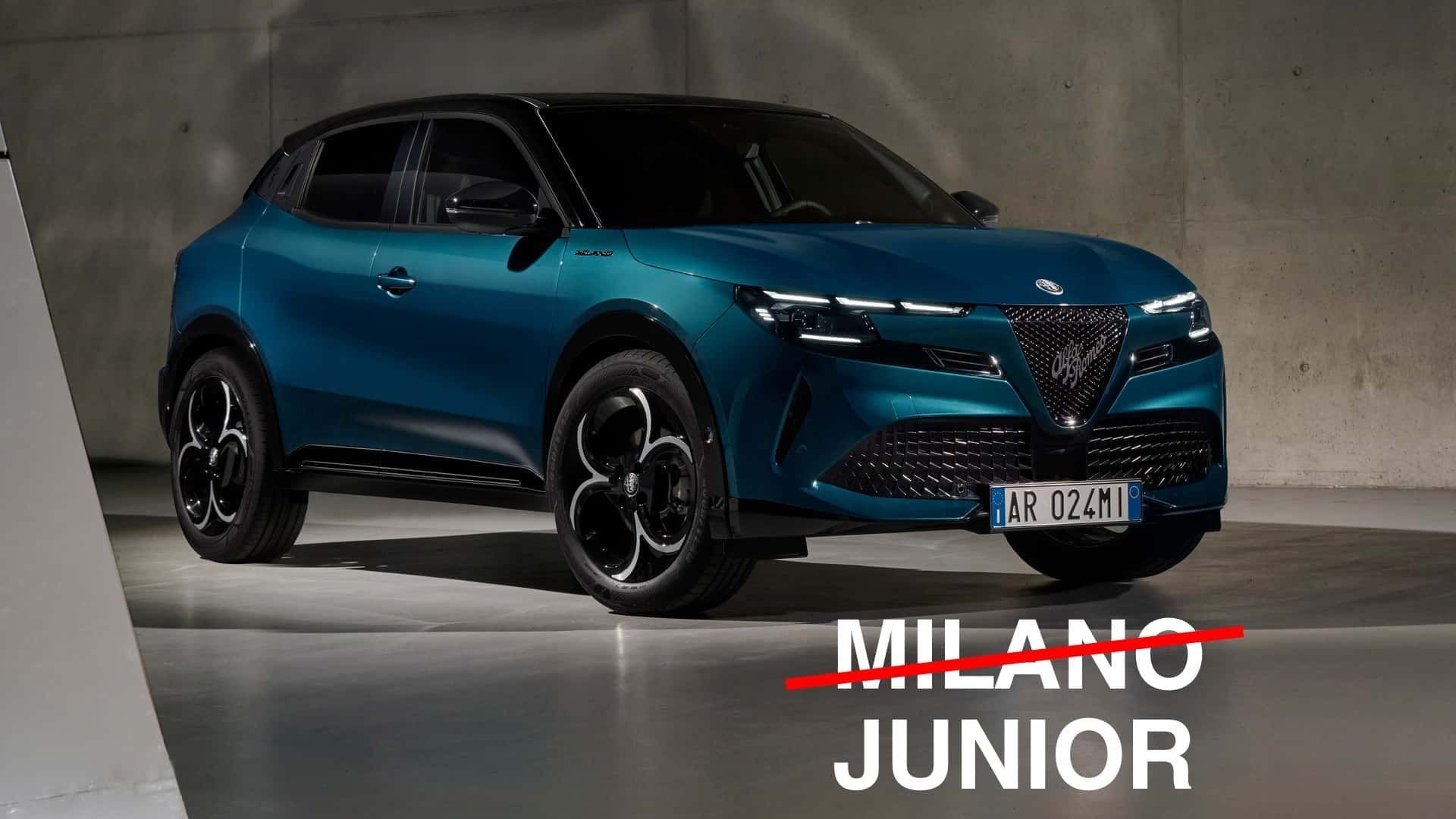 Alfa Romeo Milano Now Named ‘Junior’ Because Of…