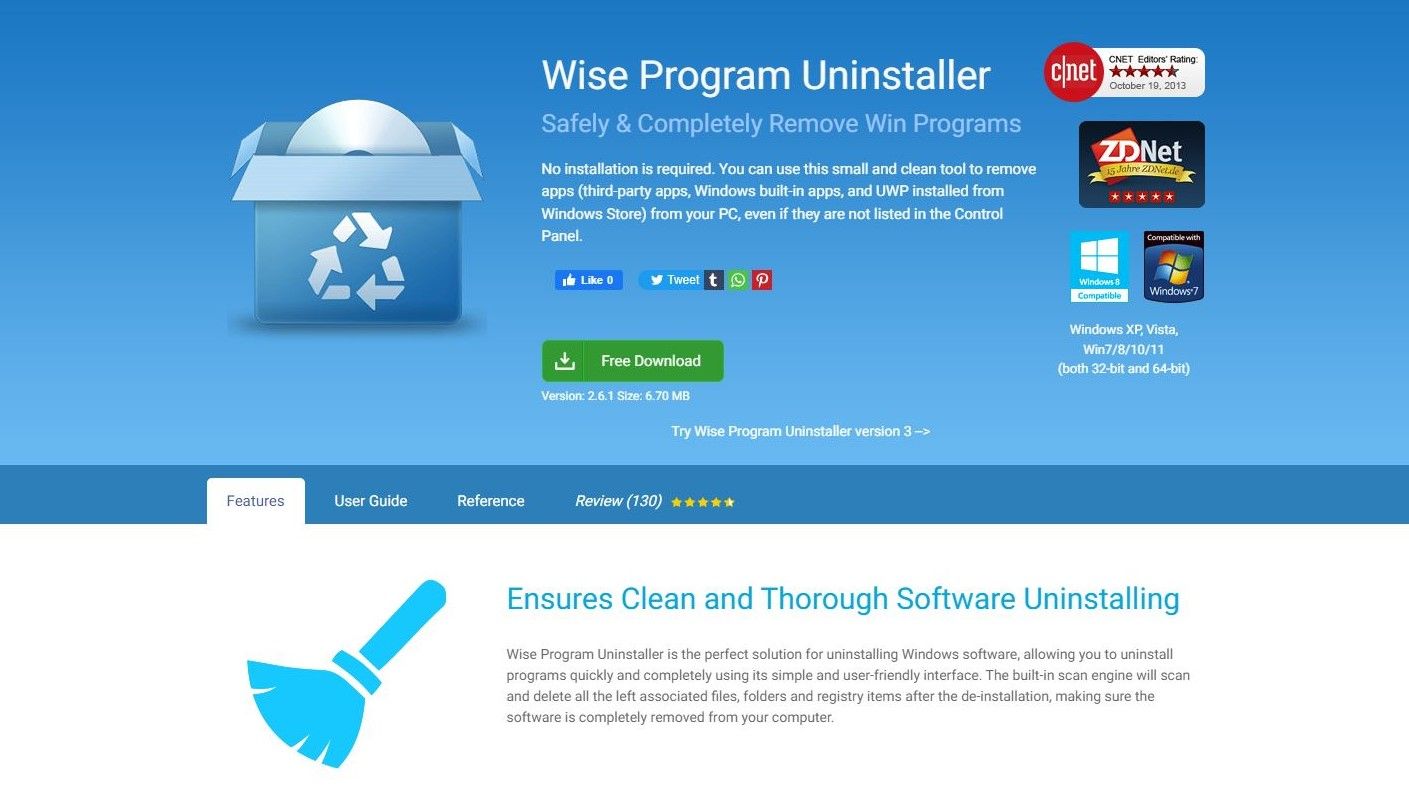 Wise Program Uninstaller review