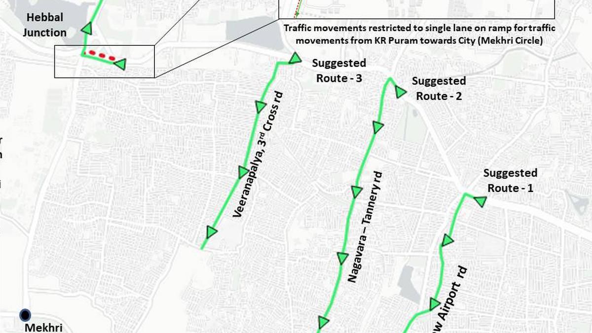 Hebbal flyover work: Traffic to be diverted for six…