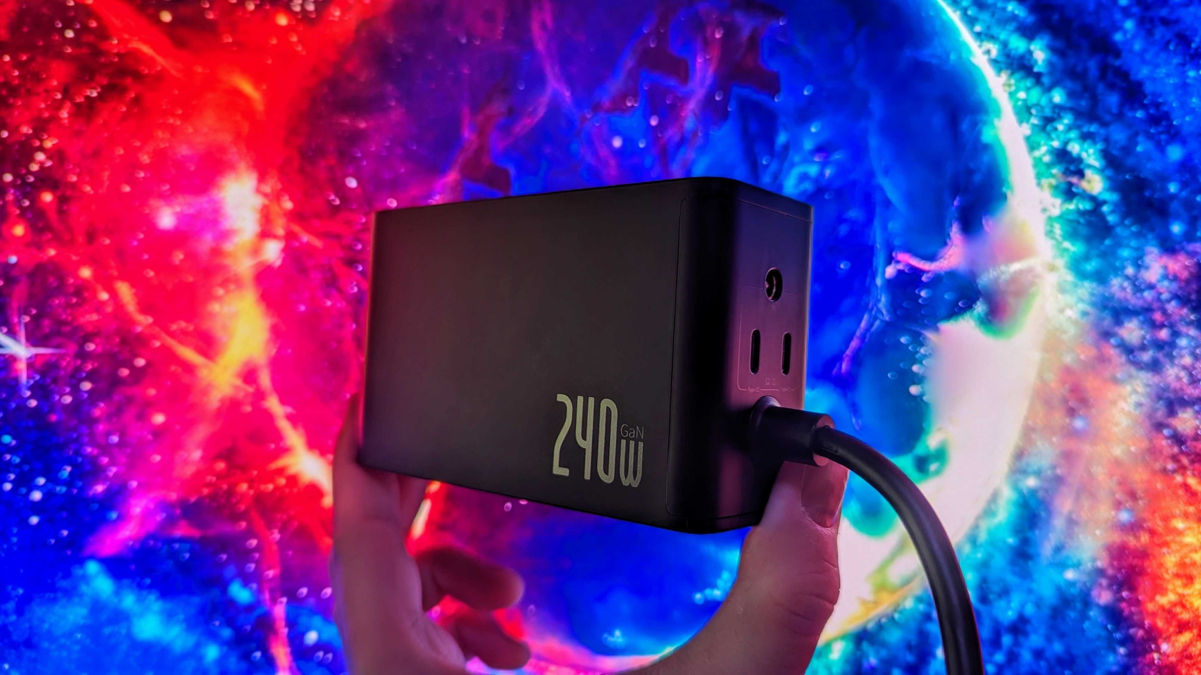 This five-port 240W charging hub can charge everything…