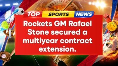 Houston Rockets GM Rafael Stone Signs Multiyear…