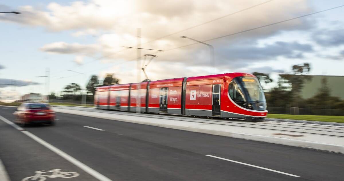To the moon and back, over and over, in light rail's…