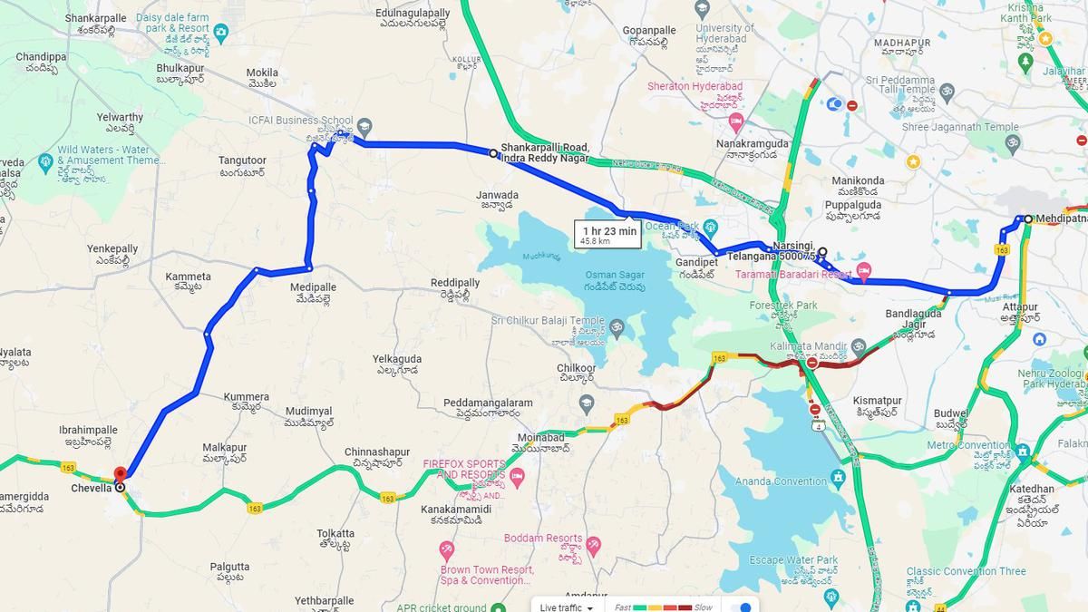 Roads chock-a-block as large number of devotees throng…