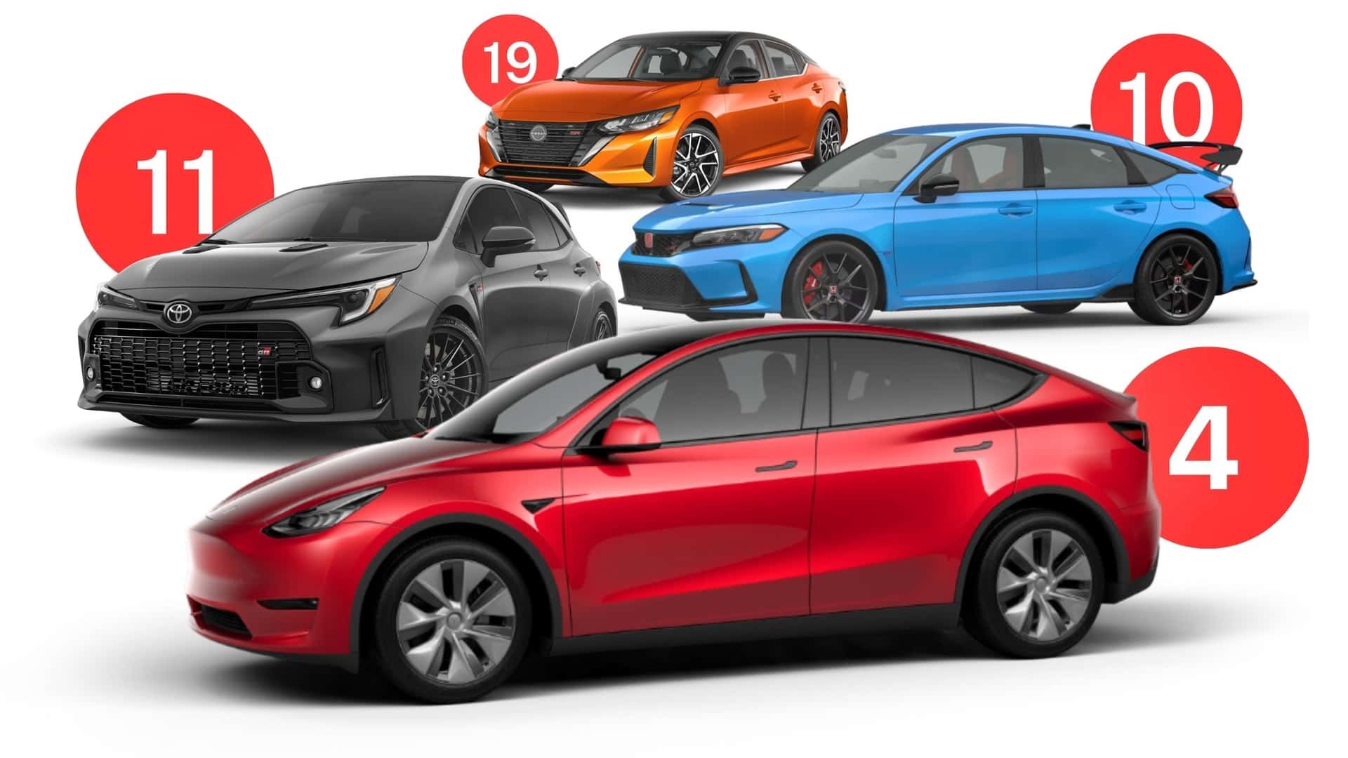 The 20 Best-Selling Cars of 2024