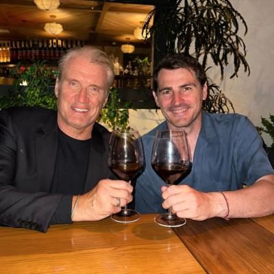 Camaraderie And Joy: Iker Casillas And Dolph Lundgren