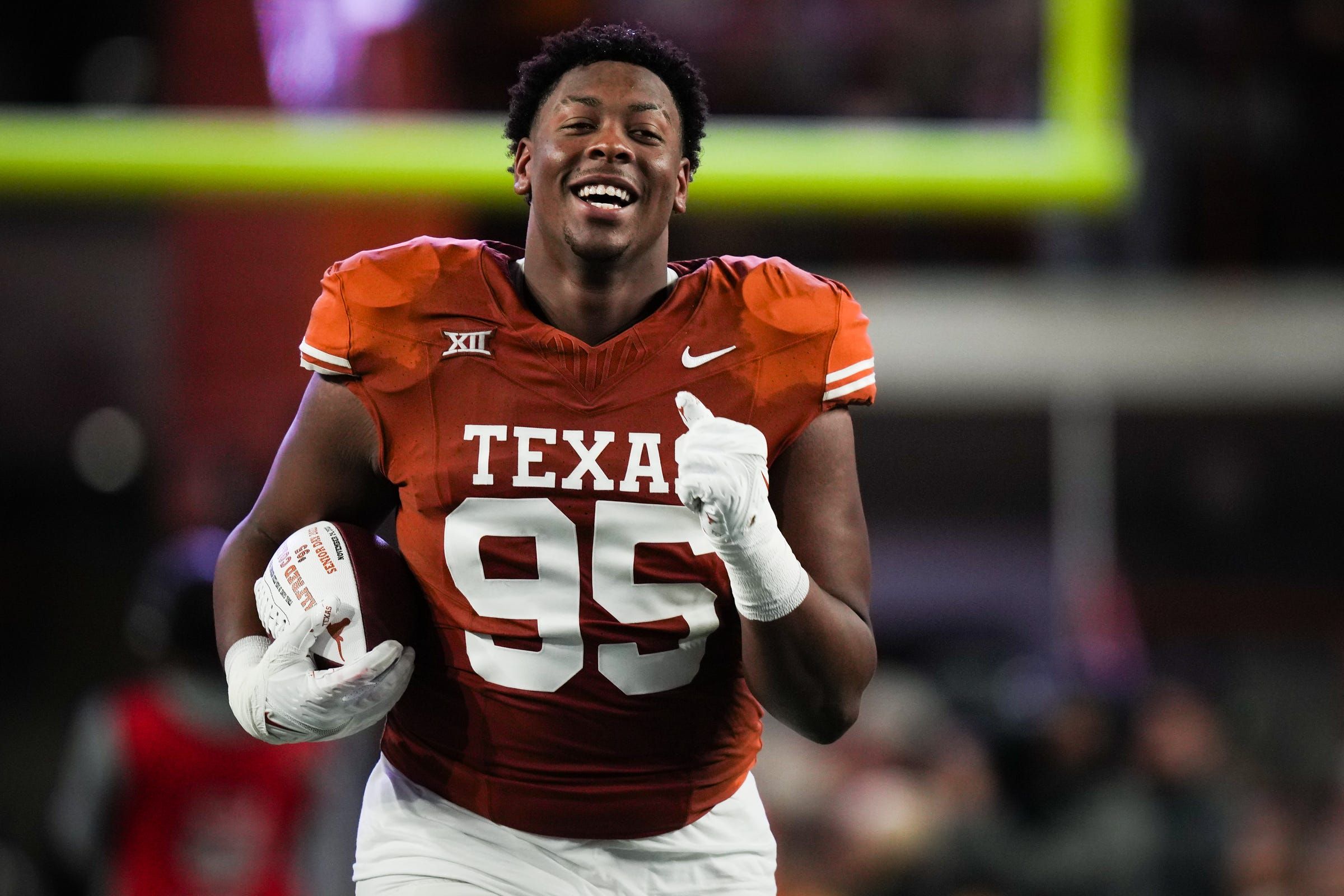 Texas’ Alfred Collins with THICC-Six in spring game