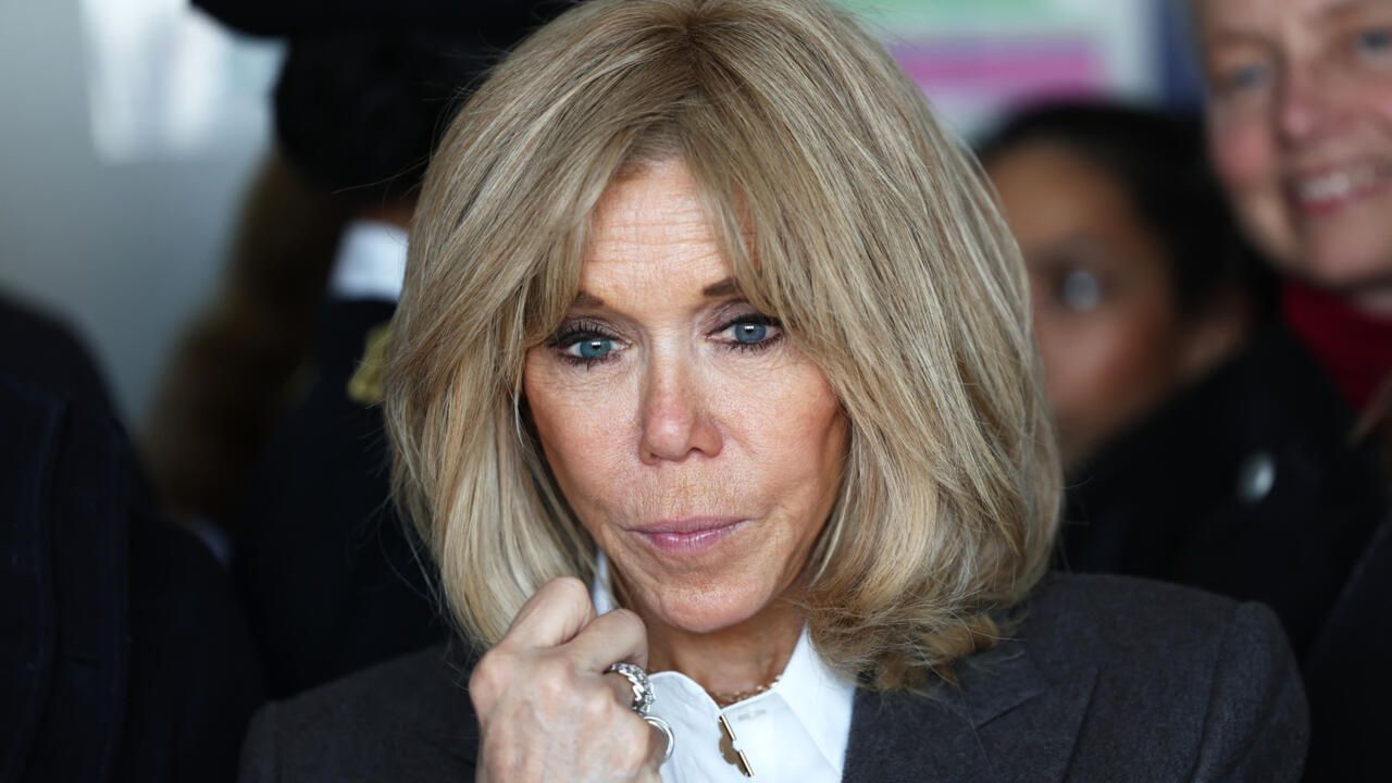 French 'first lady' Brigitte Macron inspires…