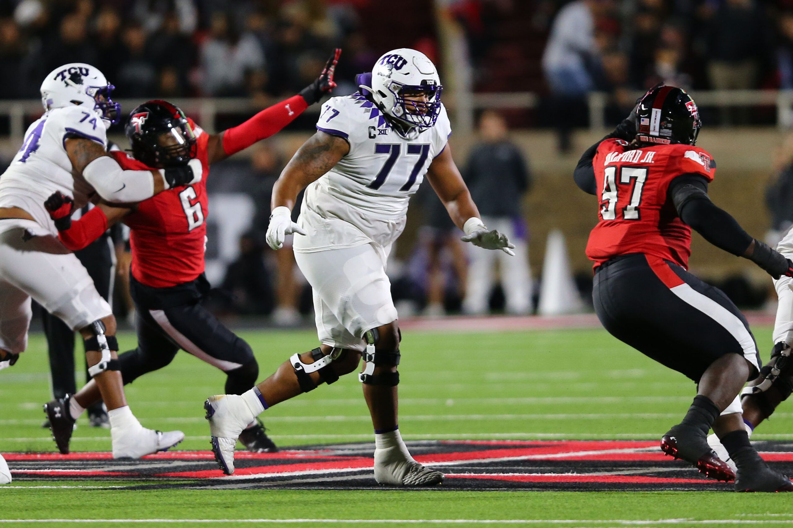Commanders hosted TCU OT Brandon Coleman on top 30…