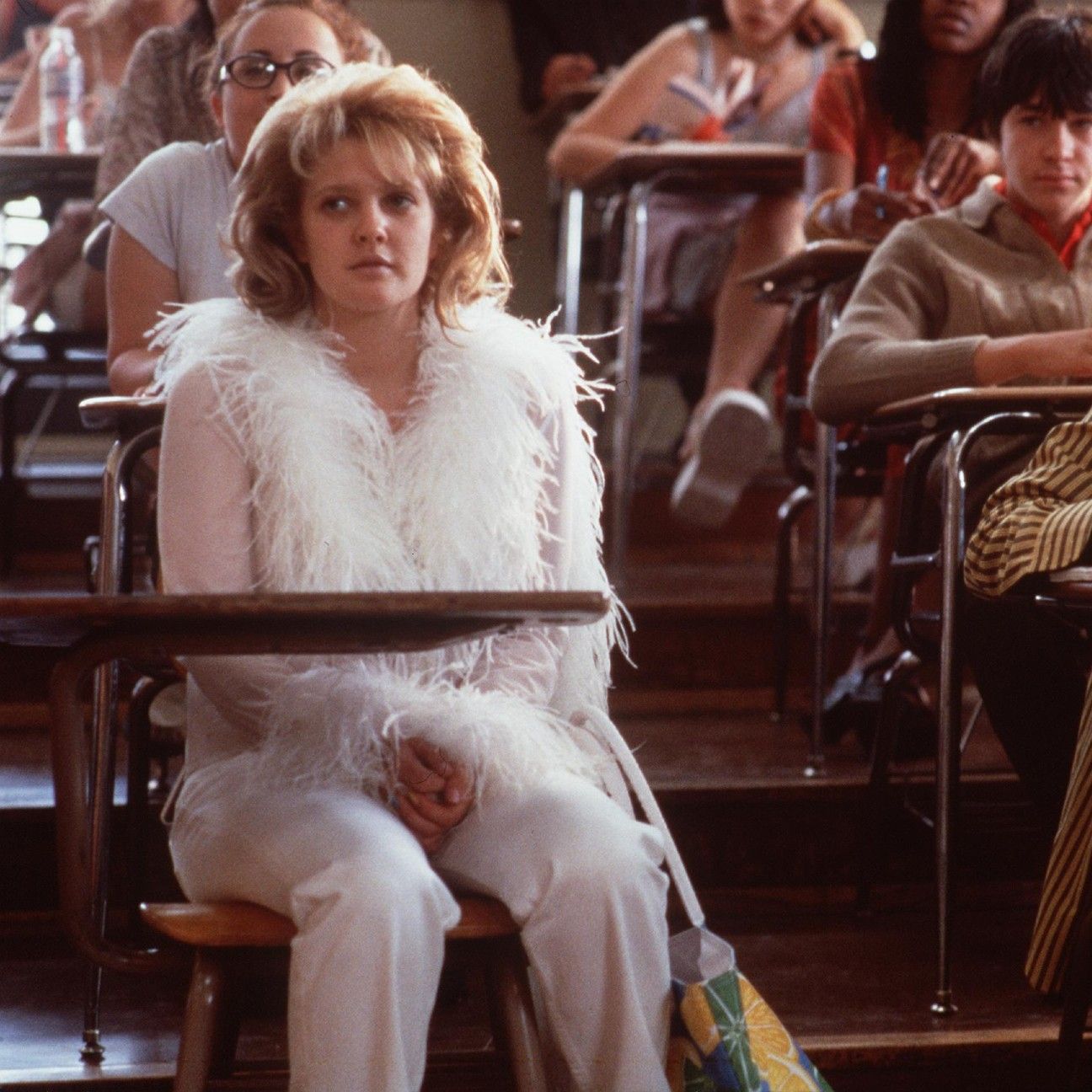 While In Character Filming ‘Never Been Kissed,’ Drew…