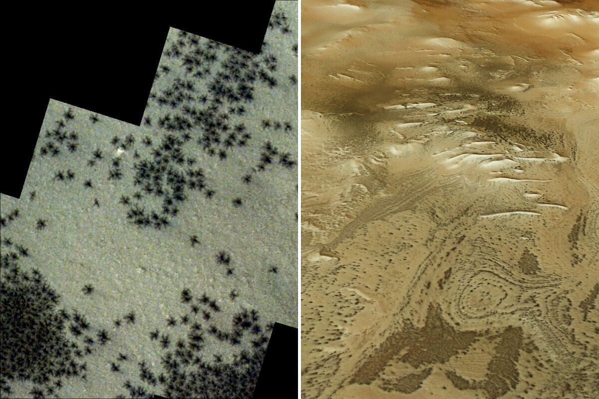 Mars Covered In Hundreds Of “Spiders” In Horrifying…