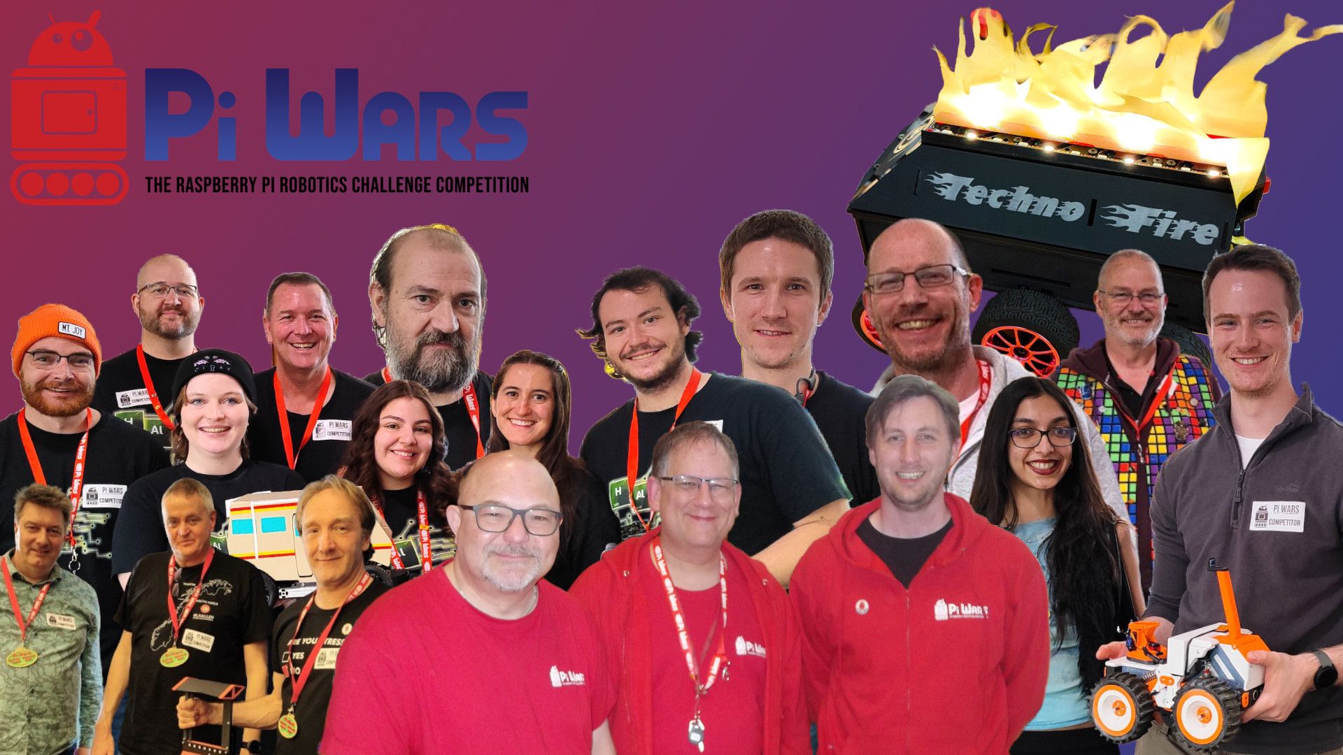 Flaming bots and NERF shooters: Pi Wars brings…