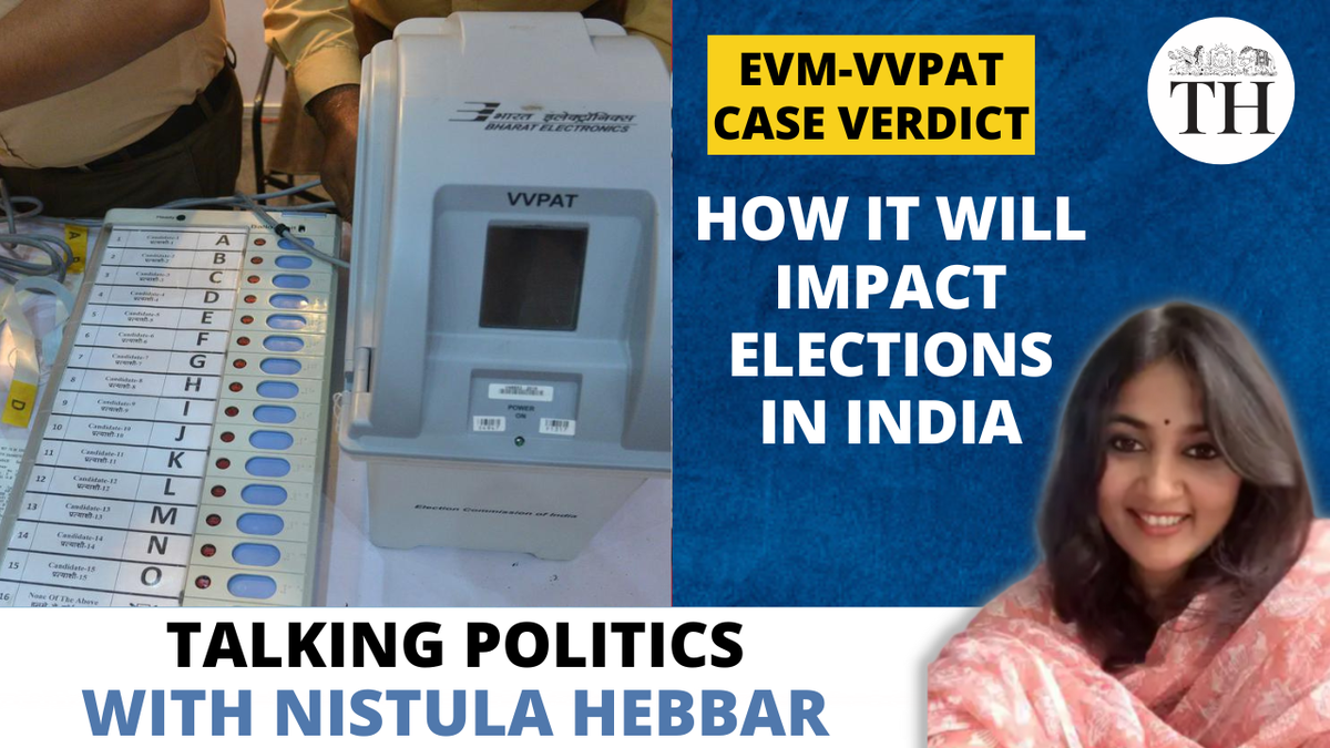 Watch | EVM-VVPAT case verdict | How it will impact…