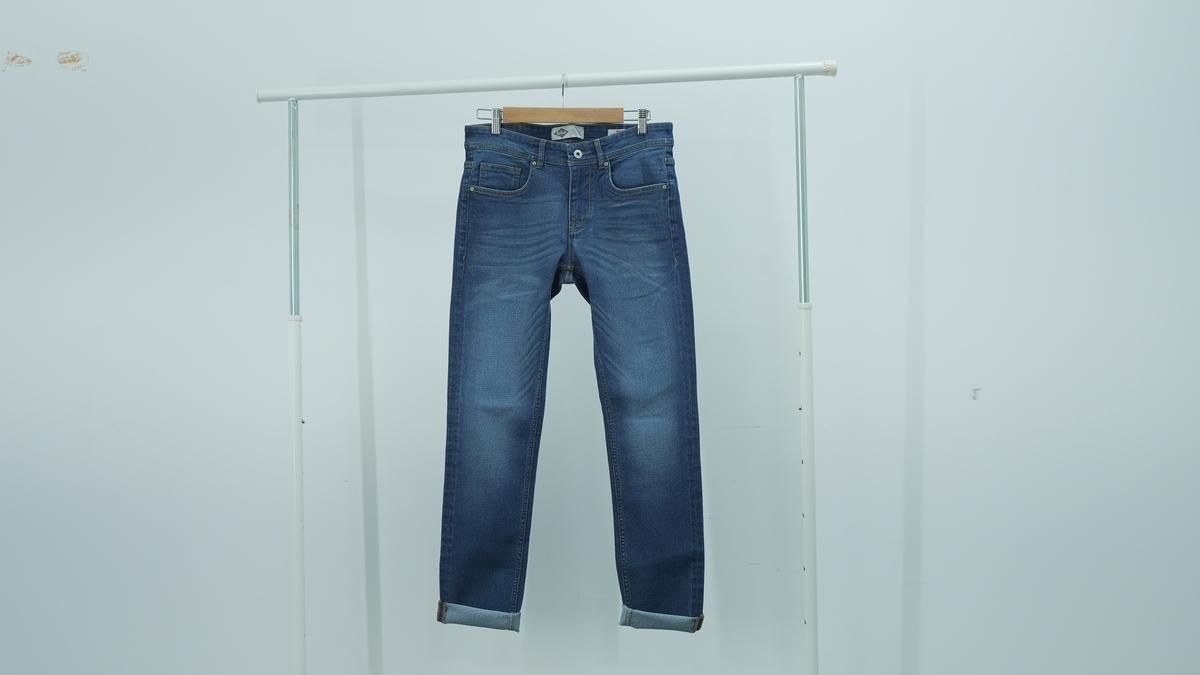 A peek at the world’s first jeans made of discarded…