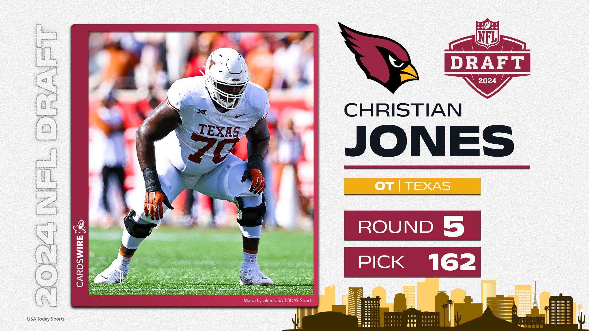 OL Christian Jones is both athletic and has athletic…