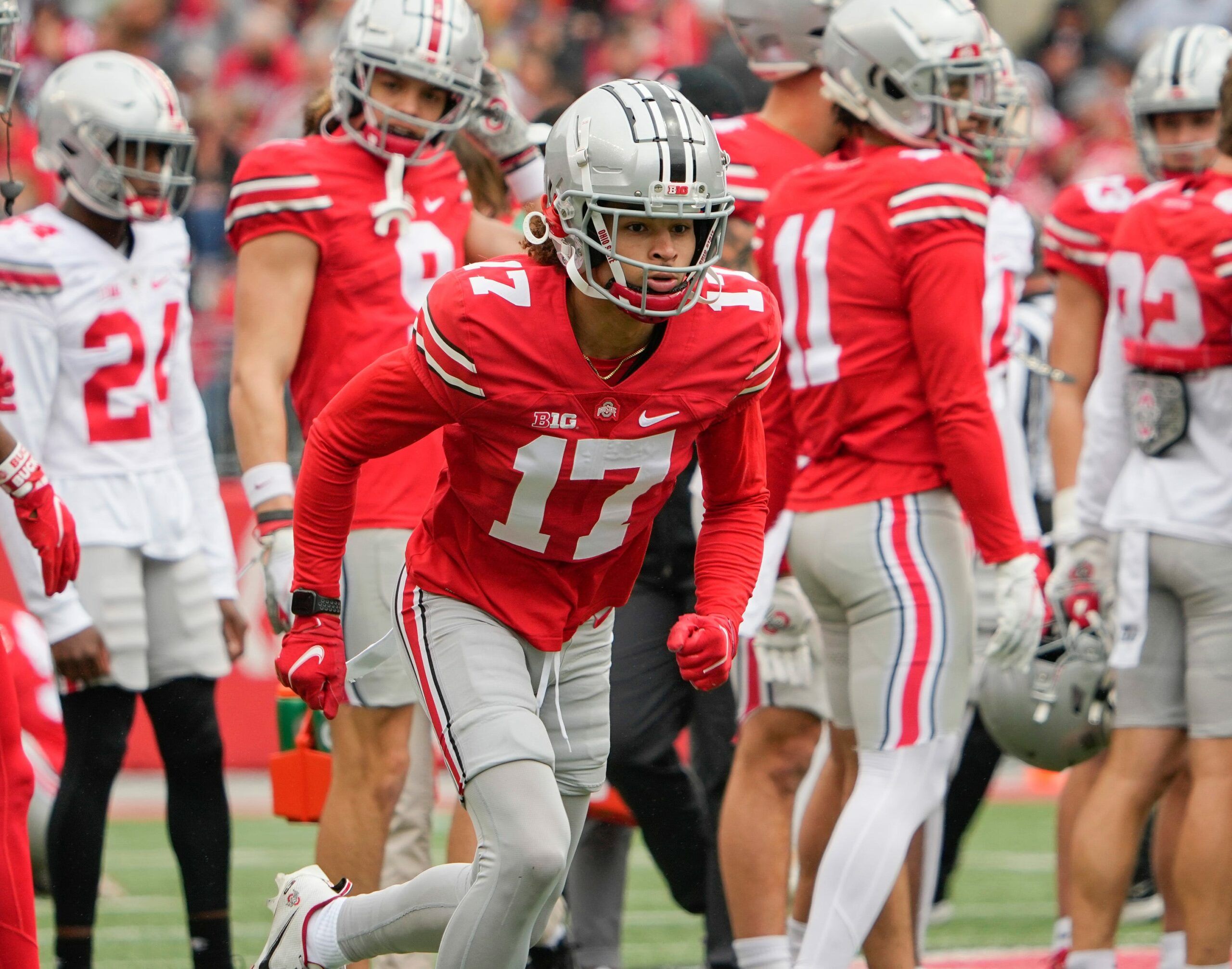 Former Ohio State wide receiver Kyion Grayes trending…