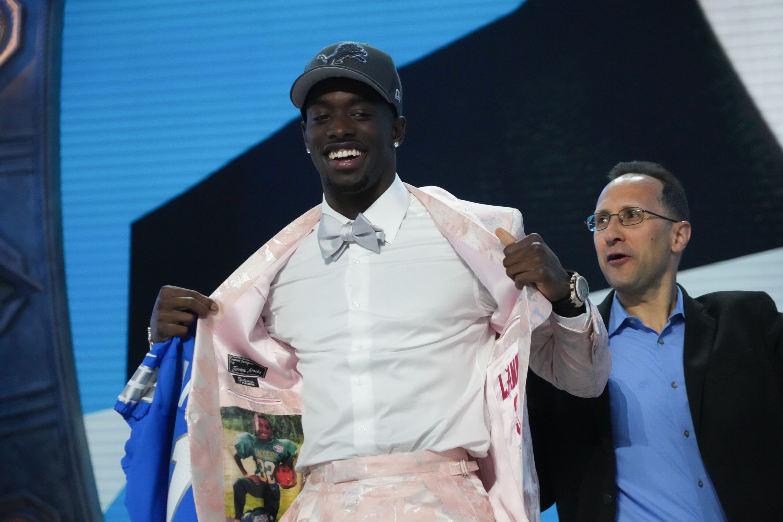 Terrion Arnold selection earned a top-10 draft grade…