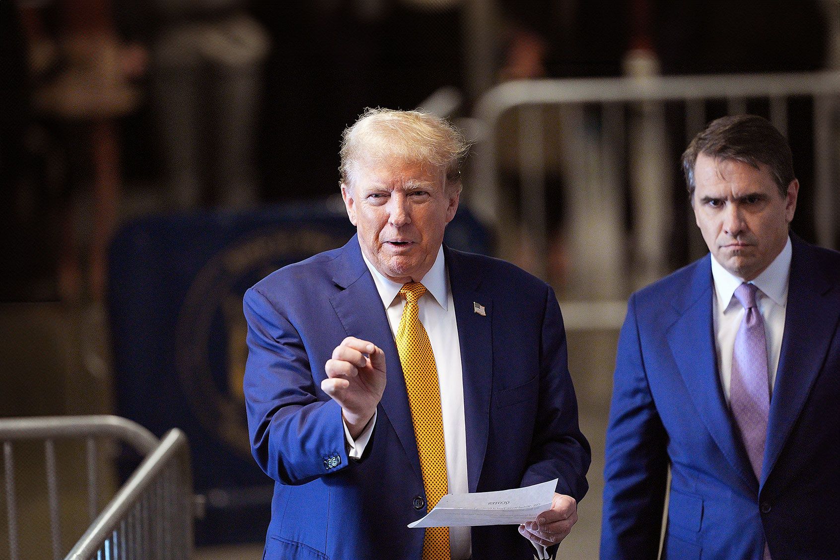 Trump claims he's willing to go to jail